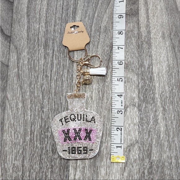 Accessories | Bling Rhinestone Tequila Charm | Poshmark